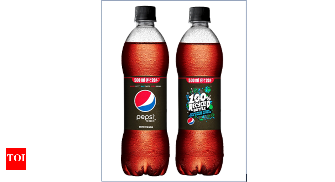 Pepsi Black: PepsiCo introduces Pepsi Black bottles made from 100% ...
