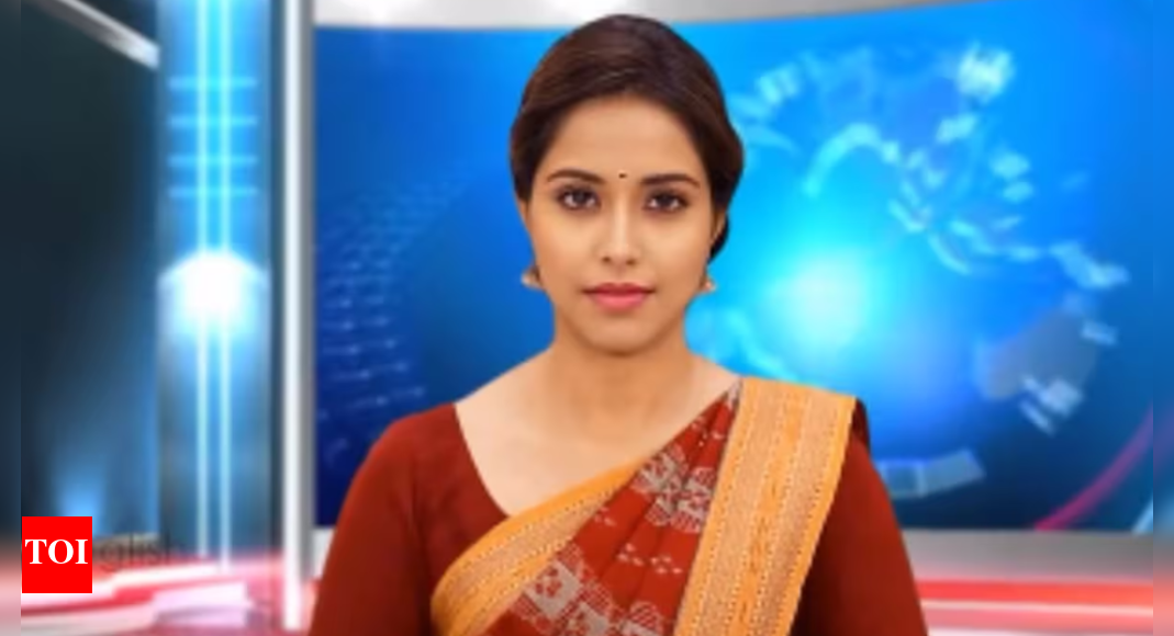 Meet 'Lisa', India's first regional AI news anchor - Times of India