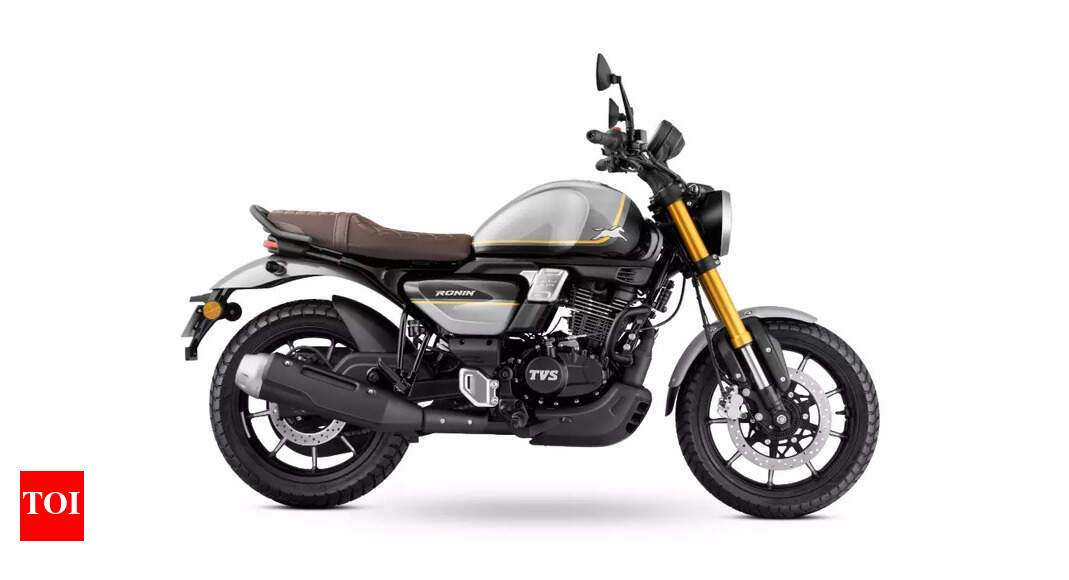 TVS launches Ronin motorcycle in Indonesia - Times of India