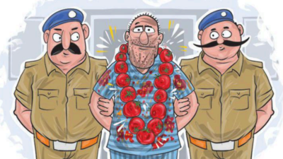Cops Nab Man Who Stole 150kg Of Tomato | Surat News - Times of India