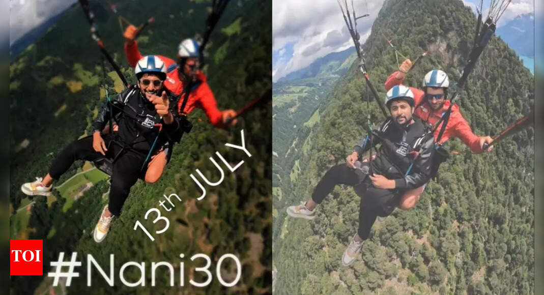 Nani 30: First look and glimpse of Nani and Mrunal Thakur starrer to be ...