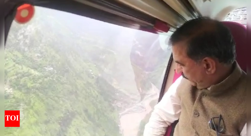 Himachal Pradesh CM Sukhvinder Singh Sukhu visits flood-hit areas of Kullu district, conducts ...