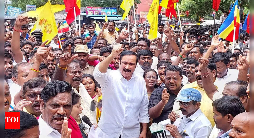 PMK is in NDA at Centre, Anbumani says | Chennai News - Times of India