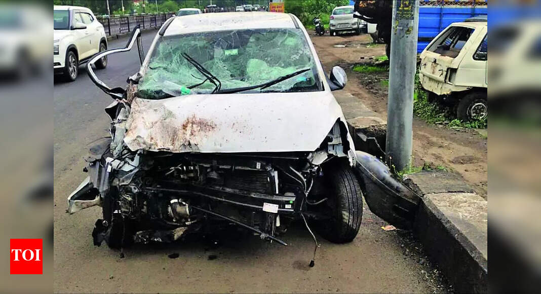 Woman Killed, 2 Hurt In Brts Car Crash | Bhopal News - Times of India