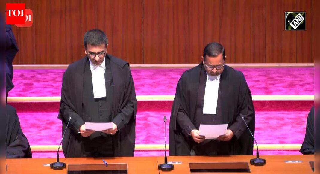 Justices Ujjal Bhuyan, SV Bhatti take oath as Supreme Court Judges