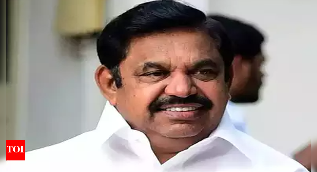EPS reveals his ‘ambitious goal’ | Chennai News - Times of India