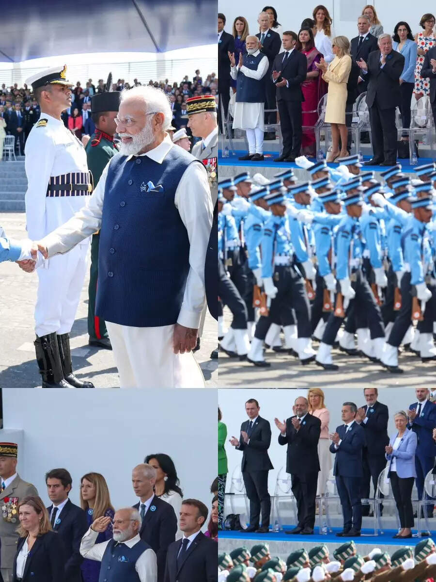 PM Modi attends Bastille Day Parade as guest of honour | Times of India