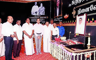 Breaking The Ice? Moorthy, Ptr Share Stage At Memorial Meet | Madurai News - Times of India