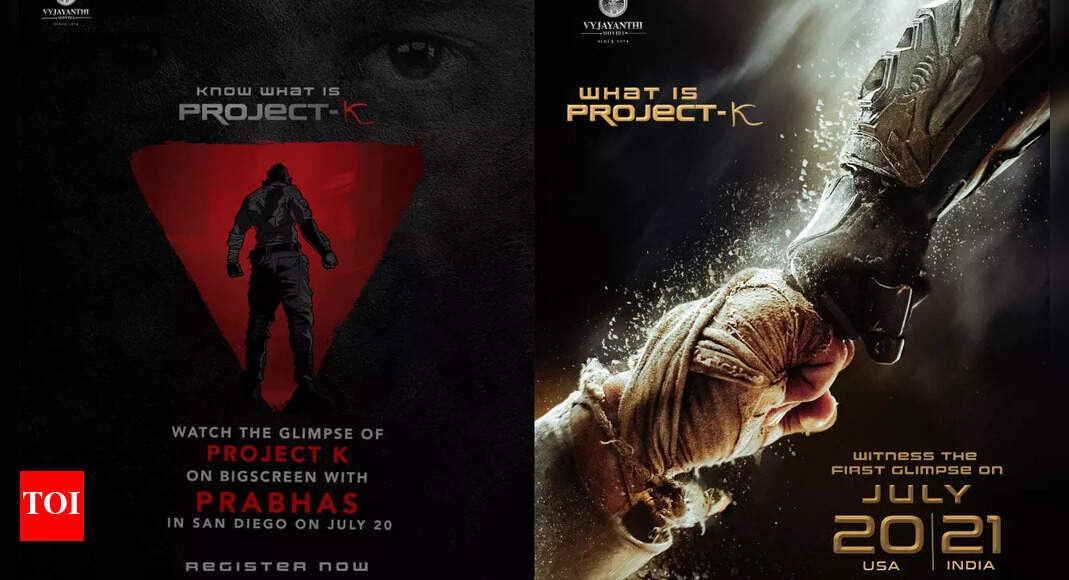 Prabhas takes fans by surprise with a jaw-dropping poster of 'Project-K ...