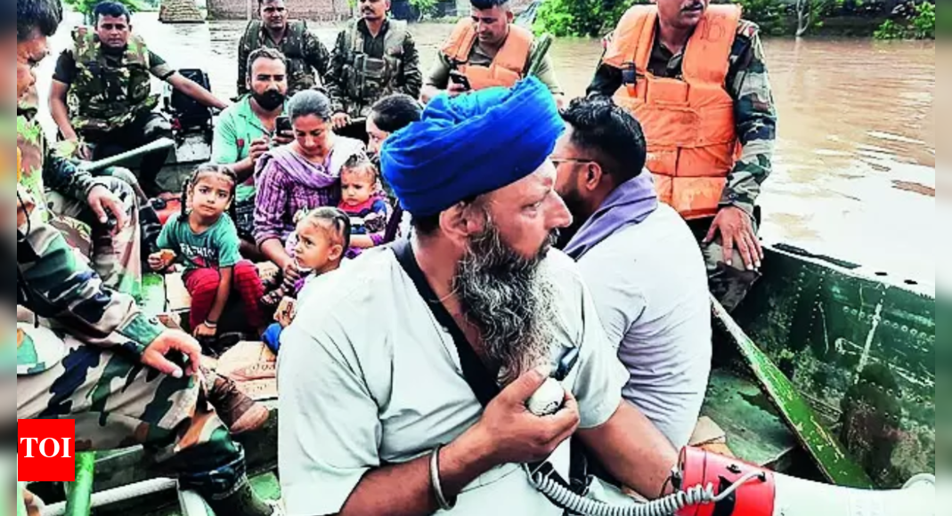 Relief Ops Continue In Moonak, Khanauri; Water Level Recedes ...