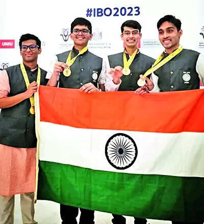 All Four Members Of Indian Team Win Gold, Clean Sweep Biology Olympiad ...