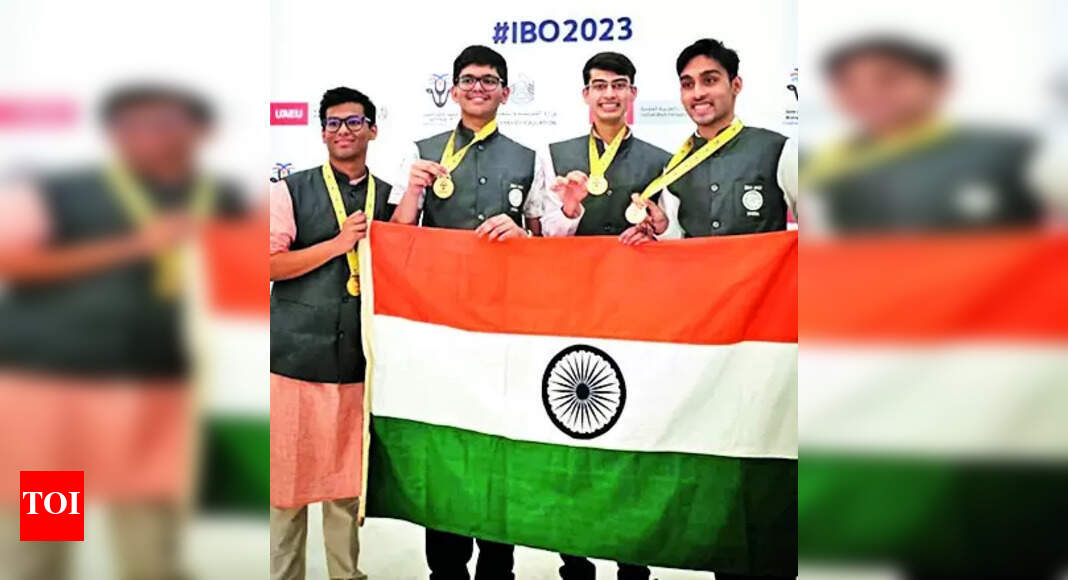 All Four Members Of Indian Team Win Gold, Clean Sweep Biology Olympiad ...