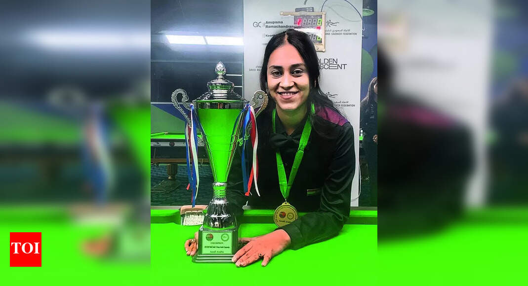 Keerthana Wins World U-21 Snooker Title | Bengaluru News - Times of India