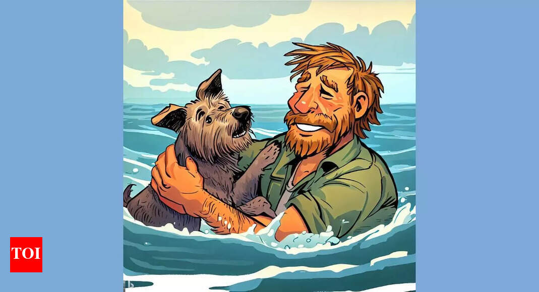 Australian man and dog rescued after being stranded in the Pacific ...
