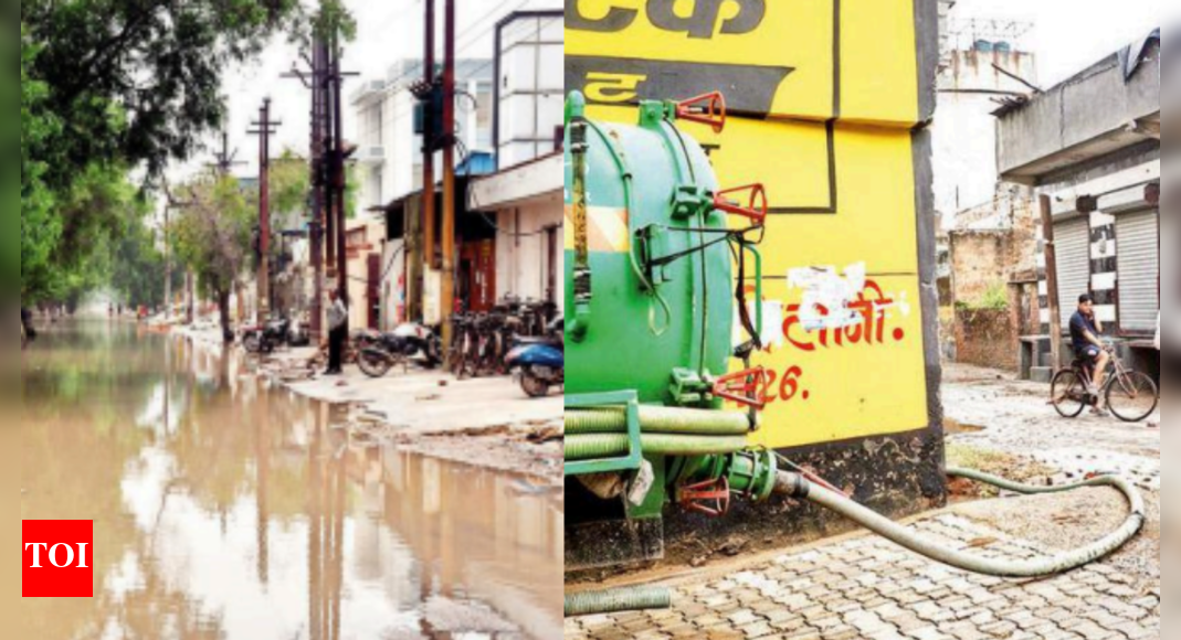 In Loni, A Challenge To Get Taps And Drains Running | Ghaziabad News ...