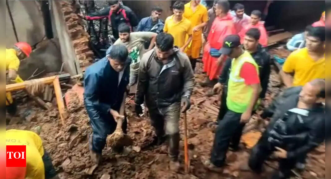 Maharashtra Landslide: Five killed, many feared trapped after landslide ...