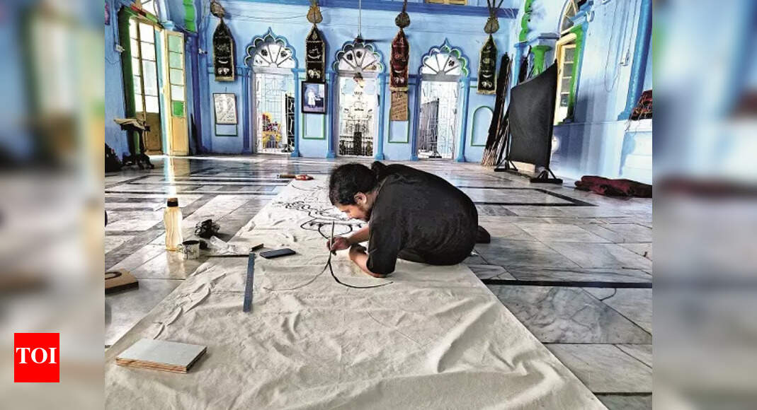 Artsy tribute to Nawab of Awadh - Times of India