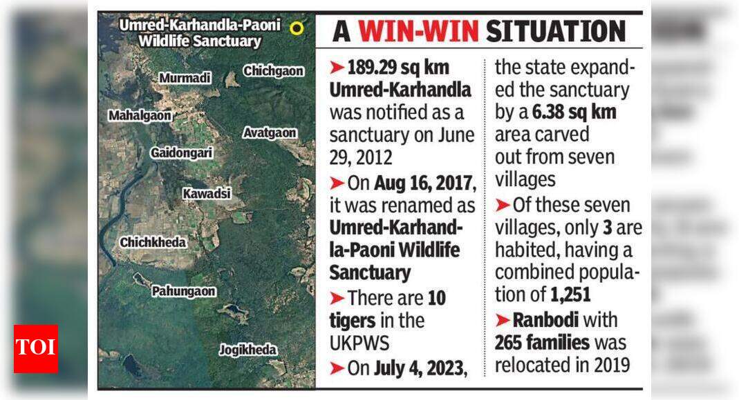 Umred-Karhandla Sanctuary expanded by 6.38 sq km | Nagpur News - Times ...