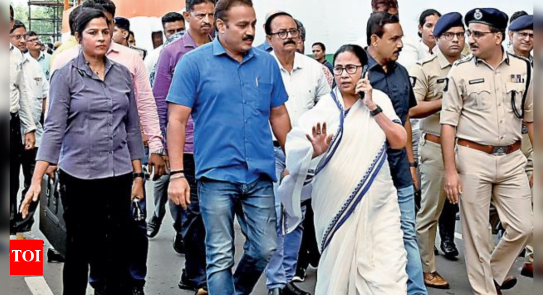 After panchayat high, over 15 lakh TMC supporters set to descend on Kolkata, 5.5k cops to stand ...