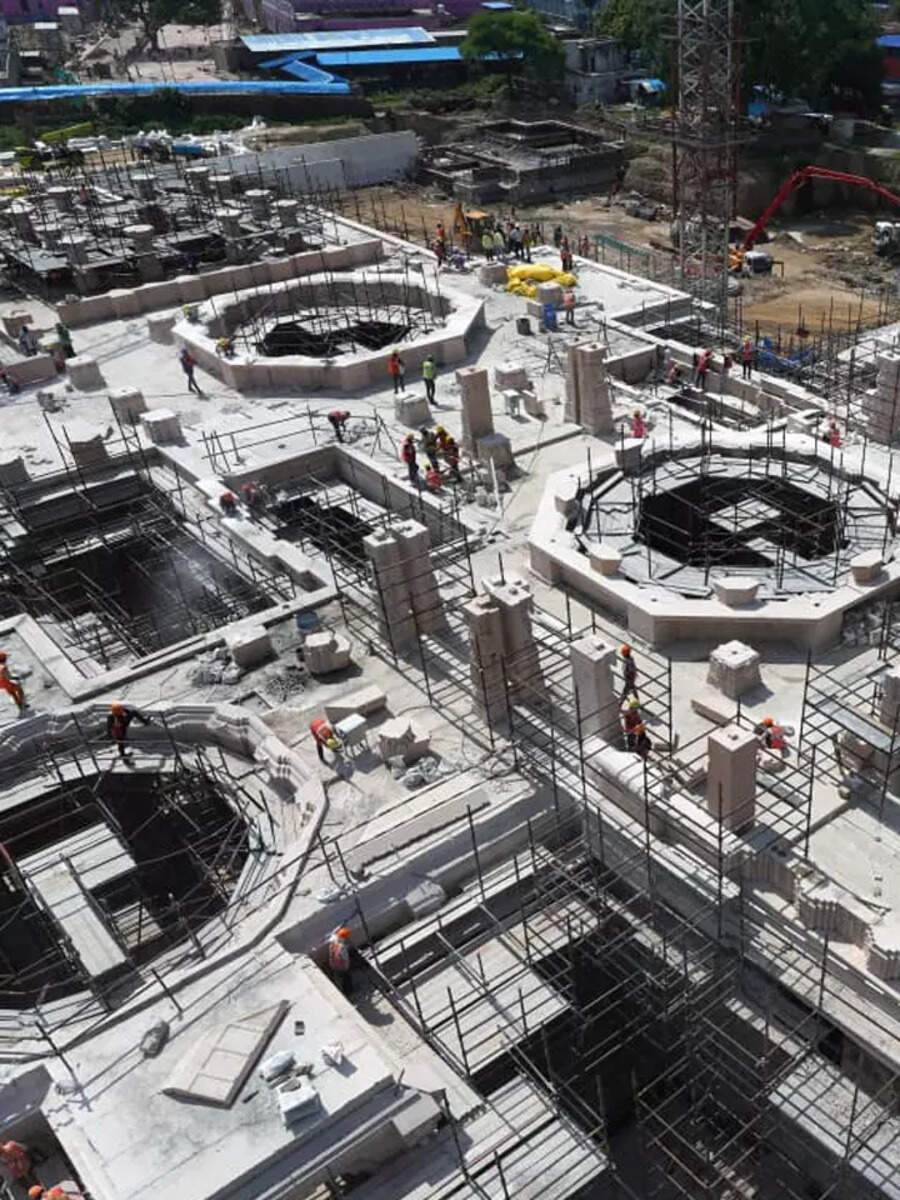 Pictures From Ayodhya’s Ram Mandir Construction Go Viral | TOIPhotogallery