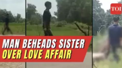 UP man chops off sister’s head over affair | Lucknow News - Times of India