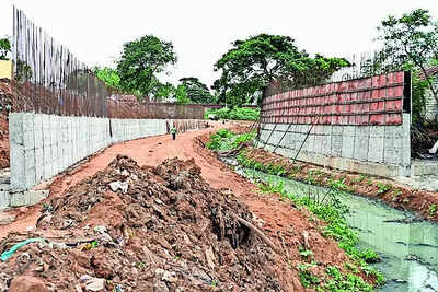 Work Resumes On Sanganoor Canal | Coimbatore News - Times of India