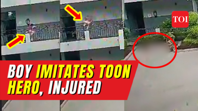 UP: Trying a superhero stunt, 8-year-old boy jumps off school building ...