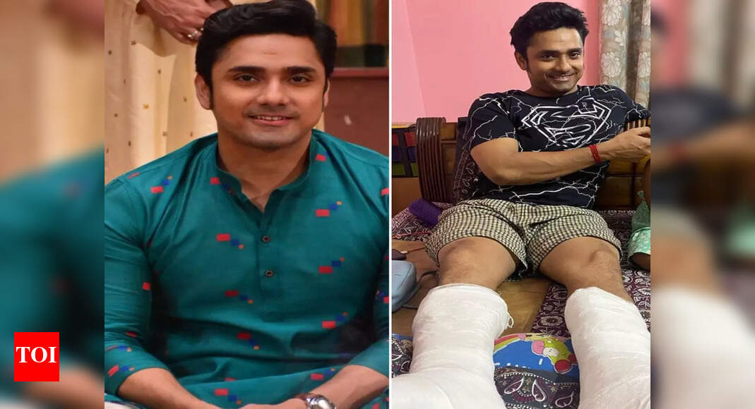 ‘Neem Phuler Modhu’ actor Rubel Das continues work despite a leg injury ...