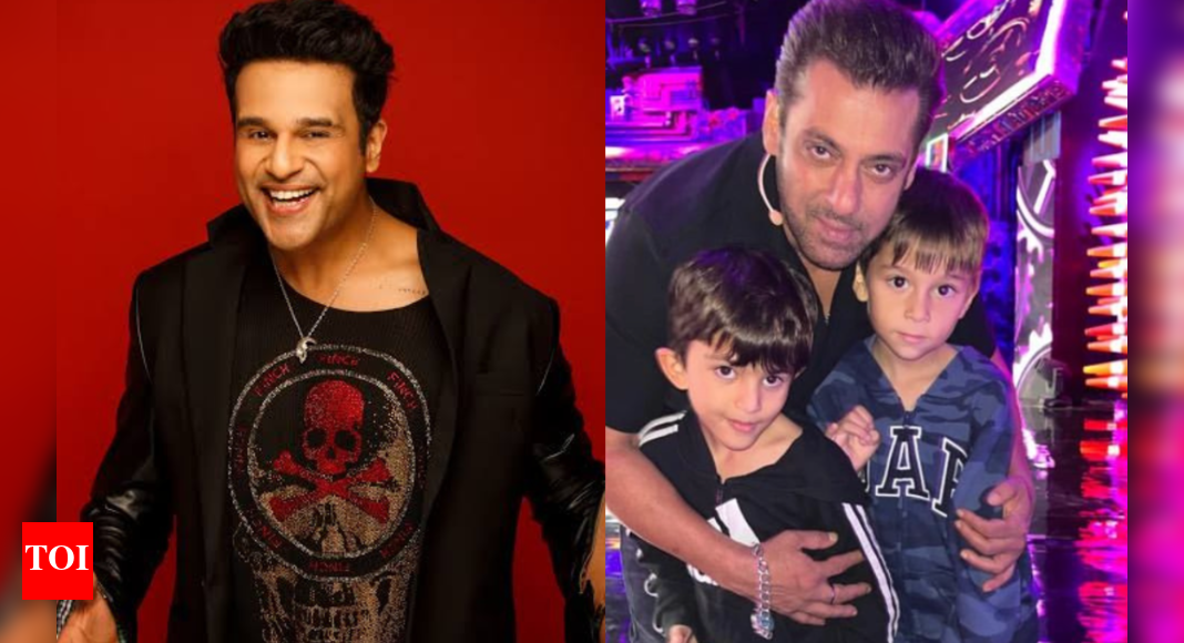 Krushna Abhishek shares a BTS photo of Salman Khan with his sons from ...