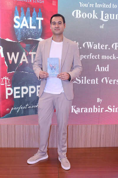 Author Karanbir Singh launches his poetry book, ‘Silent Verses’ - Times ...