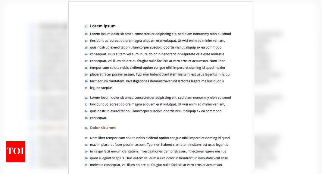 Google Docs Google Makes Its Easy For Docs Users To Add Line Numbers 