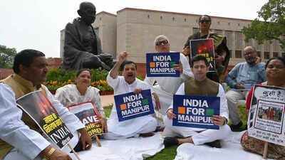 Opposition no confidence motion in Lok Sabha on Wednesday | India News - Times of India