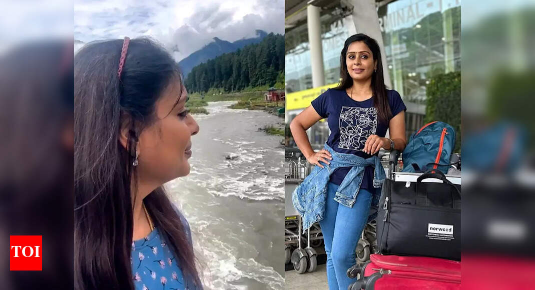 Kanne Kalaimane actress Latha Rao Rajkamal enjoys a vacation with ...