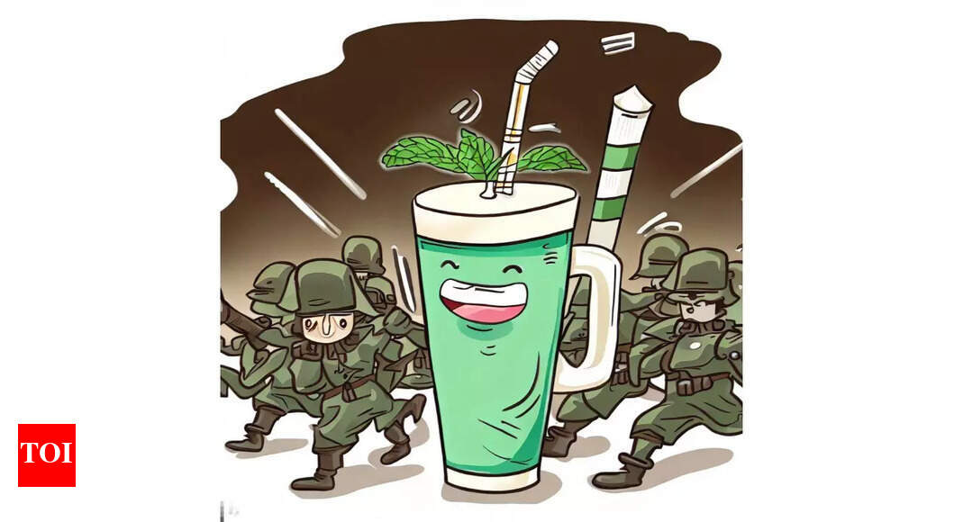 How chocolate mint drink has become a symbol of political turmoil in Thailand - The Times of India
