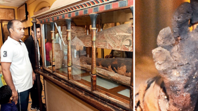 Only mummy in Gujarat decaying fast in Baroda museum | Vadodara News ...