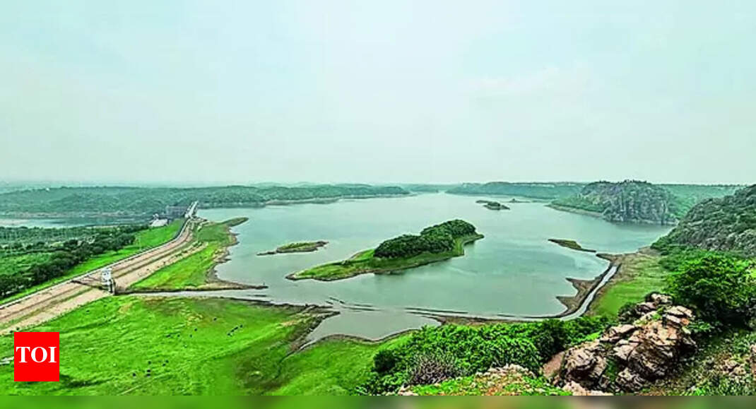 Despite Rain Bounty, Kadana Reservoir Only One-third Full | Vadodara News - Times of India