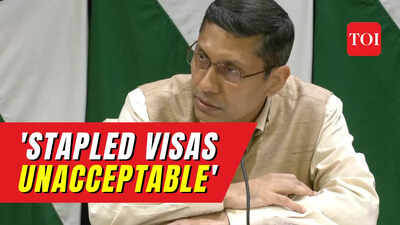 China Staple Visa: India lashes out at China for issuing stapled visas ...