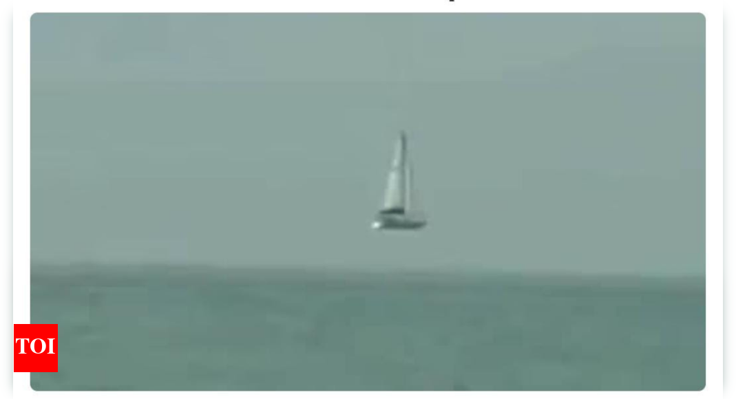Optical illusion: Can you tell what's making this boat fly? - Times of ...