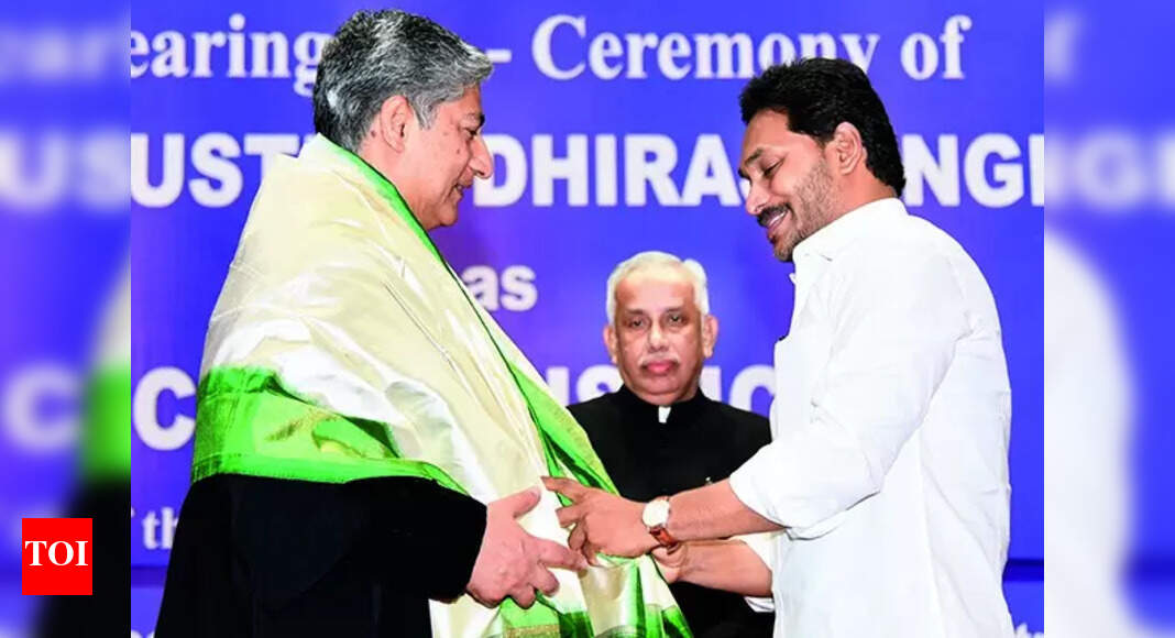 Swearing-In: Dhiraj Singh Sworn In As Chief Justice | Vijayawada News ...