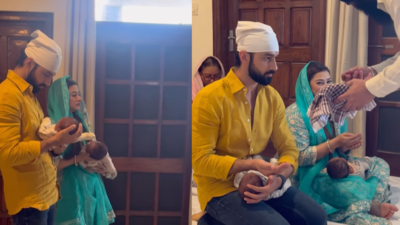 Imlie actor Karan Vohra names his little boys Aryaveer and Akshveer ...