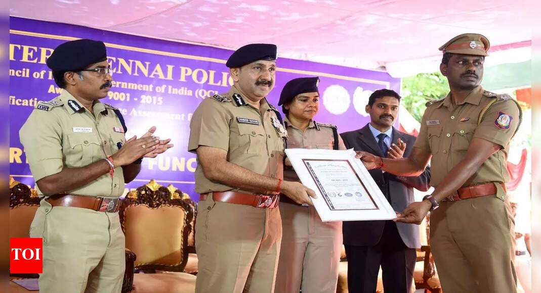 15 North Chennai police stations get ISO certification | Chennai News ...