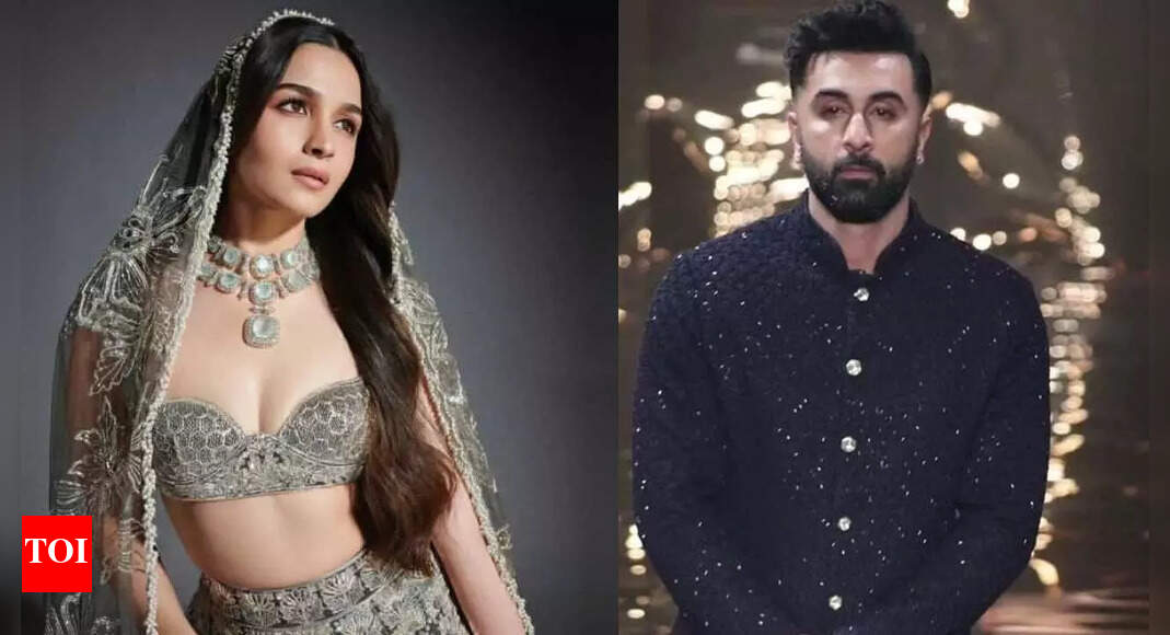 Alia Bhatt’s reaction to Ranbir Kapoor’s ramp walk at Kunal Rawal’s show is all things love ...