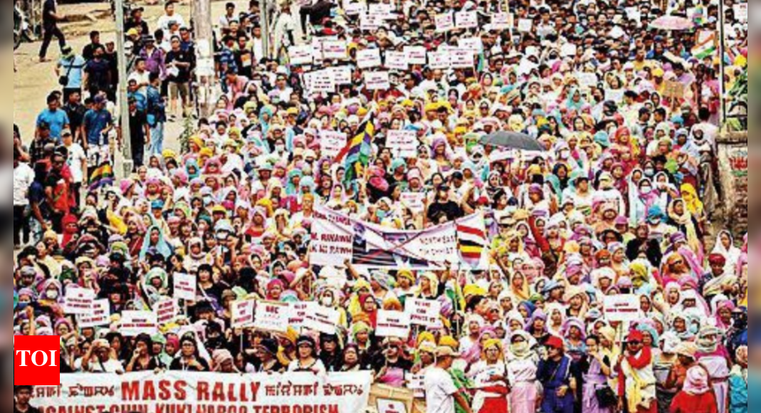 Imphal Rally: Imphal Rally Protests Against Demand For Separate Admn ...