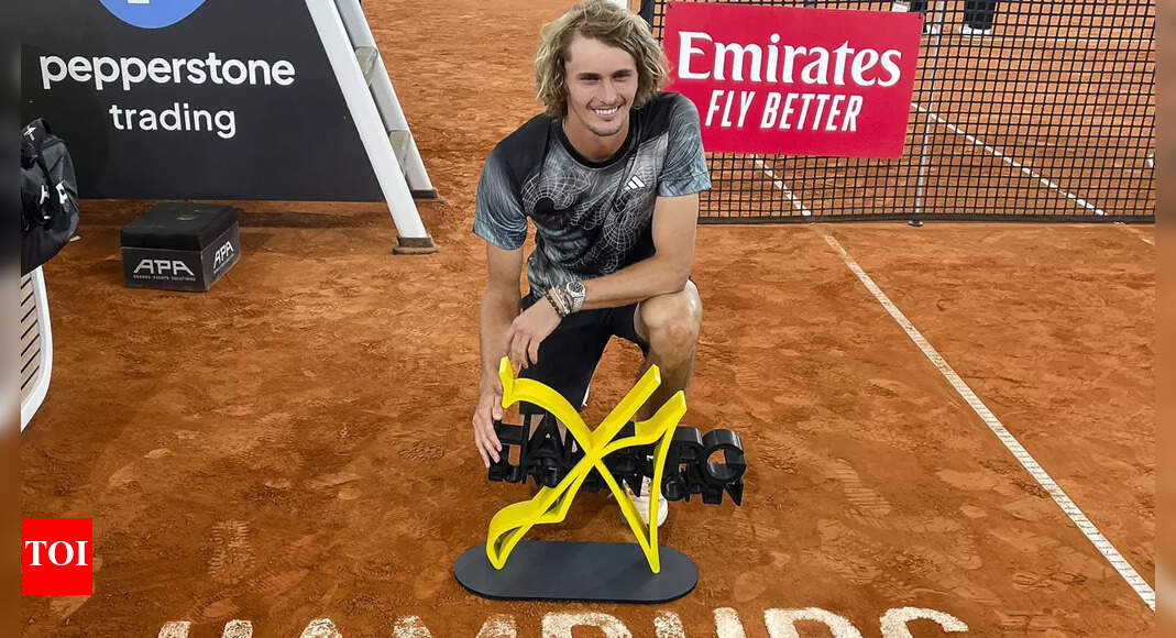 Alexander Zverev clinches Hamburg Open title, boosts ATP Finals hopes | Tennis News - Times of India