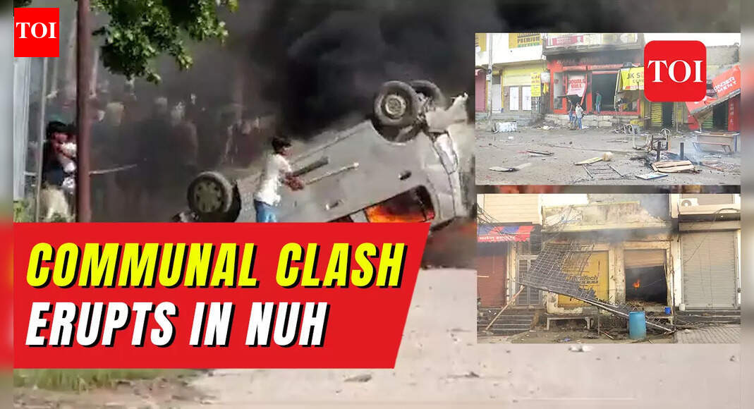 Nuh violence spreads to Gurgaon: Haryana govt sends additional forces ...