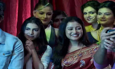 Neem Phuler Modhu update: Parna’s new idea to promote their saree brand works - Times of India