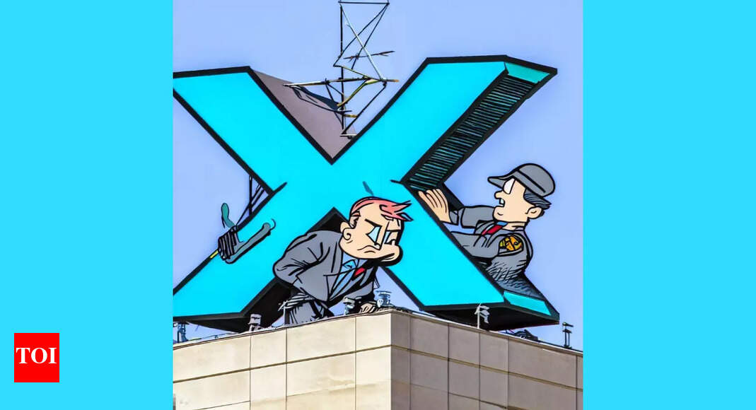 'X' logo installed atop Twitter building, San Francisco police launches ...