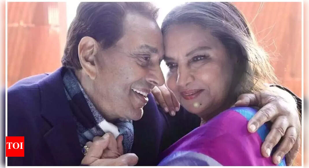 Shabana Azmi reveals she had no qualms kissing 'handsome' Dharmendra in ...