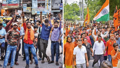 VHP, Bajrang hold protests across Delhi; cops say no approval given ...