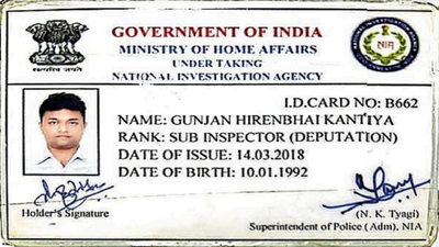 NIA Secret Agent: Fake Secret agent takes wife to NIA office in Gujarat ...